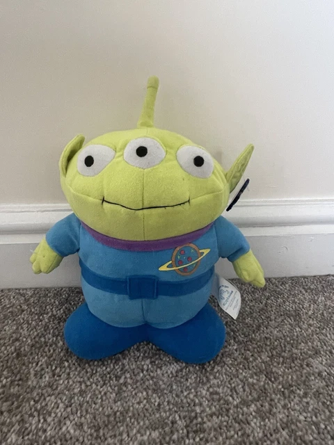 DISNEY TOY STORY 2 Alien Cuddly Plush Soft Toy Vintage Applause 11 ...