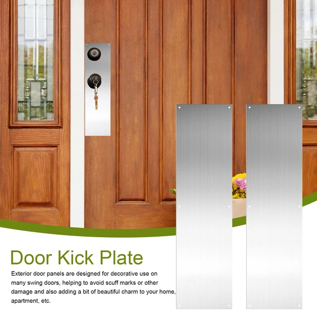 PROTECT DOORS WITH Kick Plate Door Push Plate Scratch-resistant Door ...