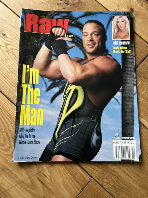 WWE WWF RAW Magazine October 2001 Rvd Rob Van Dam £3.83 - PicClick UK