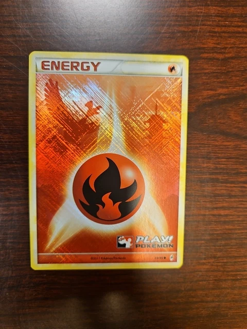FIRE ENERGY - 89/95 - Pokemon Call of Legends Holo Card Play! Promo NM ...
