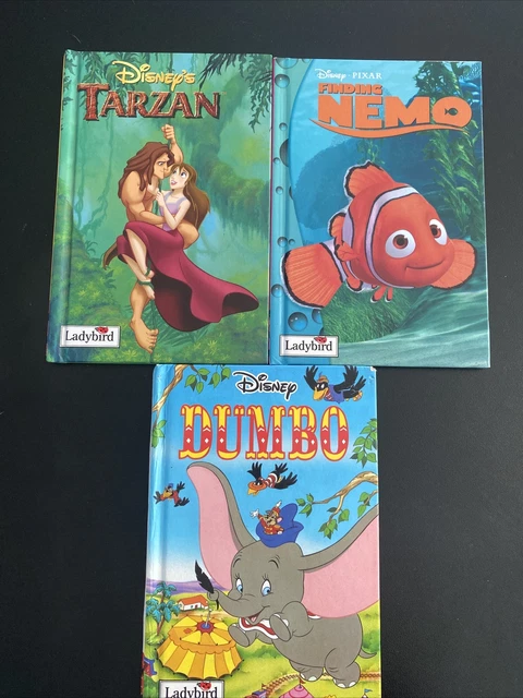 LADYBIRD DISNEY BOOKS- Finding Nemo, Tarzan, Dumbo £6.00 - PicClick UK