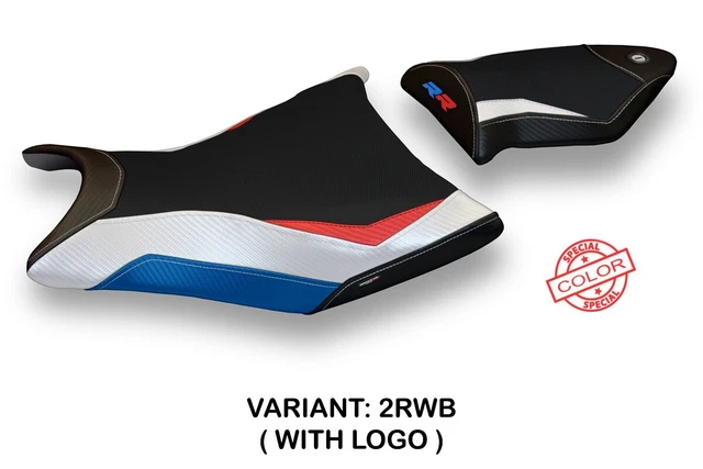 RIVESTIMENTO SELLA ALABAMA Standard rossa-bianca-blu logo BMW S1000RR ...