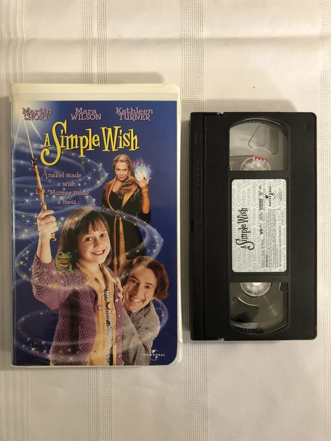 USED VHS A Simple Wish with Martin Short & Mara Wilson 90 Min. Good ...