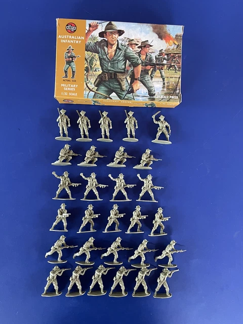 AIRFIX TOY SOLDIERS Australian Infantry Boxed 1/32 Scale WW2 29/29 £23.99 - PicClick UK