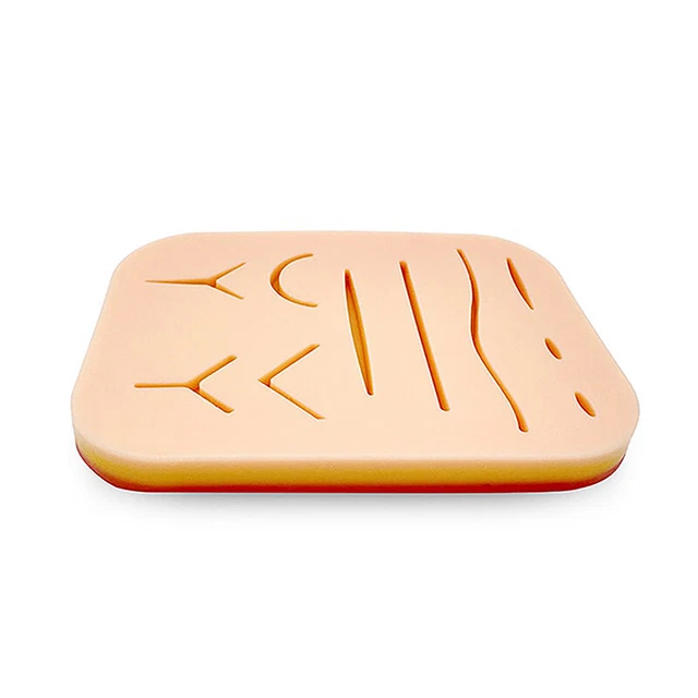 SILICONE HUMAN TRAUMATIC Skin Model Reusable Skin Wounds Suture ...