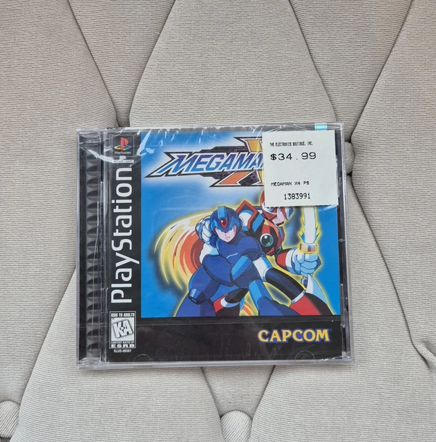 SONY PLAYSTATION PS1 Mega Man X4 PS1 Brand New & Sealed Black Label ...