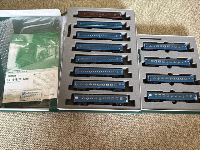 KATO 10-1348 10-1349 Oto Sleeper Express 8 Car Basic 4 Car Add-On Set £ ...
