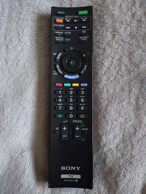 GENUINE SONY RM-ED035 TV Remote Control - Used £14.95 - PicClick UK