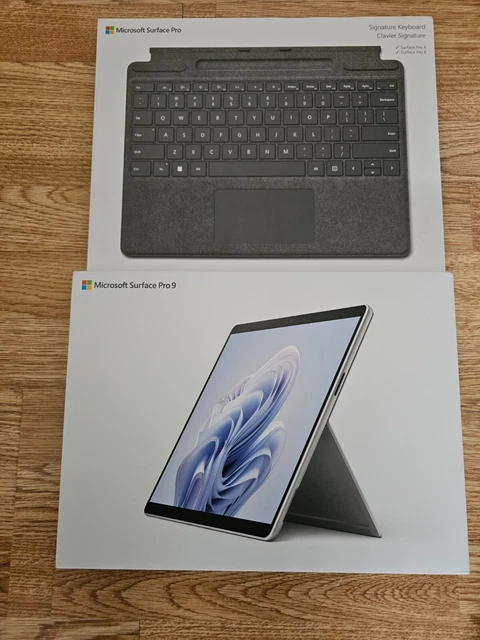 MICROSOFT SURFACE PRO 9 - i7-1255U, 16GB, 256GB & Type Cover - Platinum ...