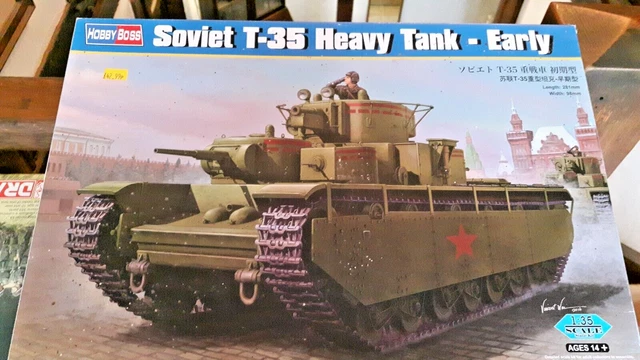 1/35 HOBBY BOSS Soviet T 35. Heavy Tank- Early. Kit No 83841 £52.71 ...
