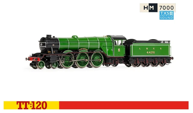 HORNBY TT:120 TT3004TXSM LNER Class A1 4-6-2 4472 'Flying Scotsman' DCC Fitted £189.00 - PicClick UK
