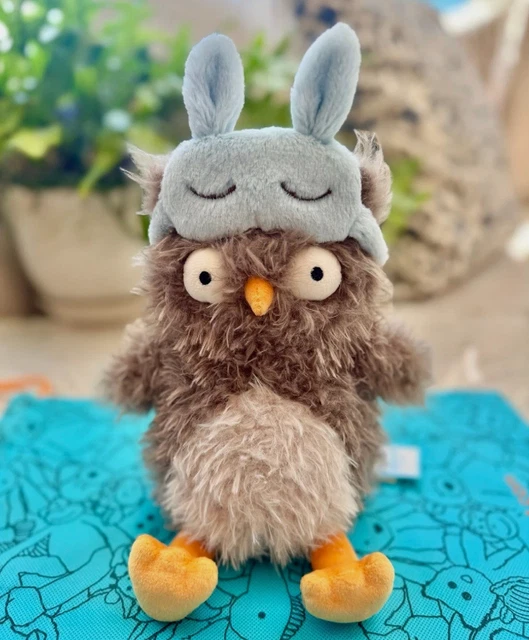 JELLYCAT AUDREY HOOTSOFTLY Owl 8" Plush - Perfect Valentine's Day Gift ...