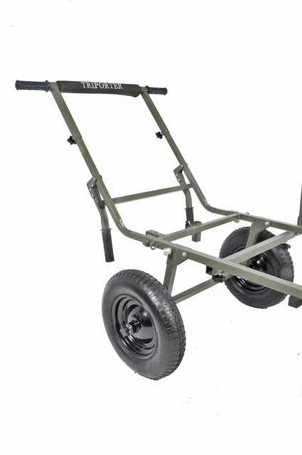 PRESTIGE CARP PORTER NEW Deluxe Triporter Barrow Wheels & Handle Kit ...
