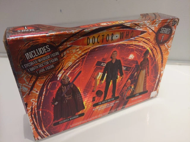 DR DOCTOR WHO Series 1 - Sycorax, 9th Dr with auton arm, and Jabe, 3 ...
