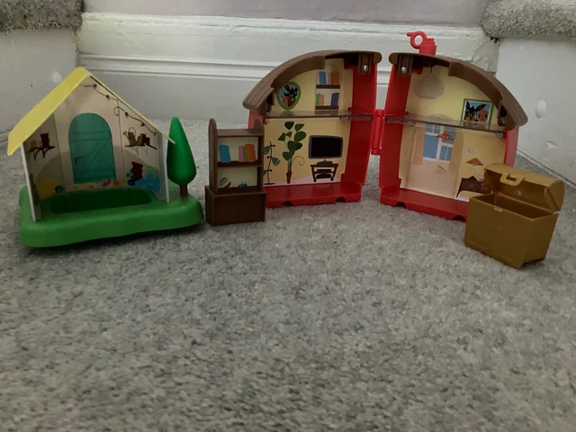 CBEEBIES BING BUNNY Playset House &n Garden Shed Mattel Bing & Flop ...