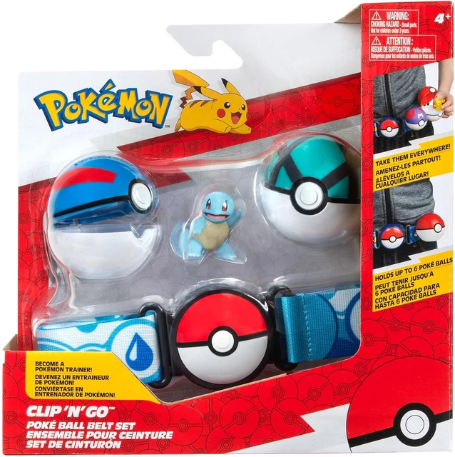 POKÉMON - CLIP 'n' Go - Poké Ball Set Cintura - Squirtle EUR 34,99 ...