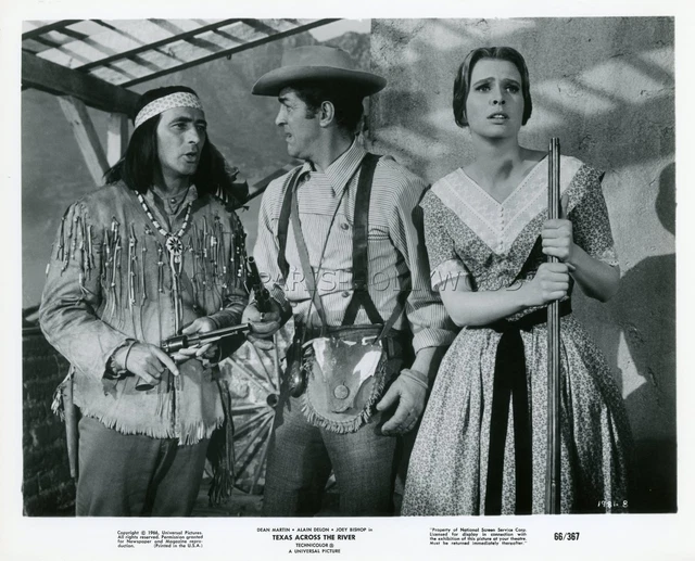 DEAN MARTIN Joey Bishop Rosemary Forsyth Texas Across River 1966 ...