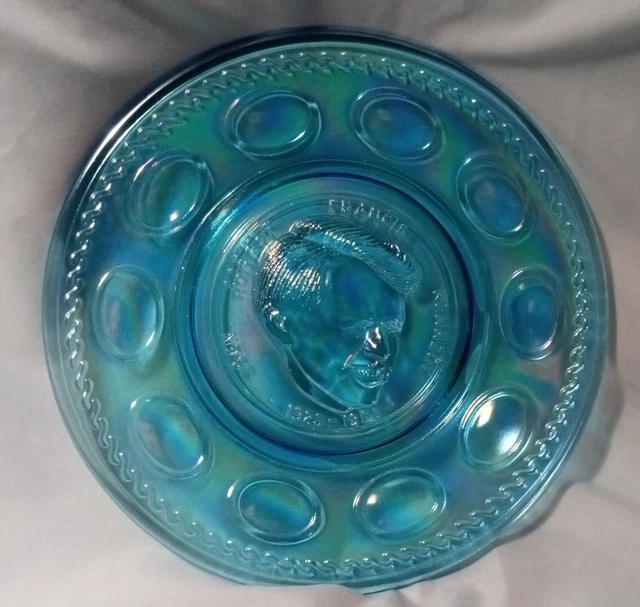 SENATOR ROBERT KENNEDY - Wheaton Carnival Glass Commemorative Plate ...