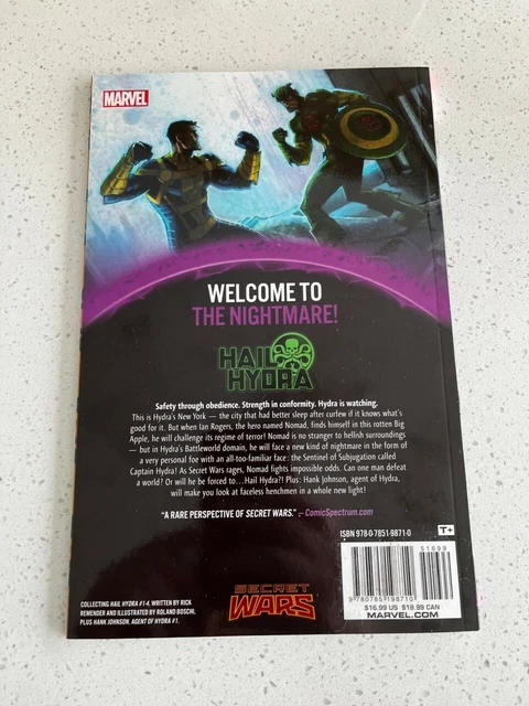 HAIL HYDRA WARZONES Secret Wars NEW Marvel Graphic Novel Comic Book $13 ...