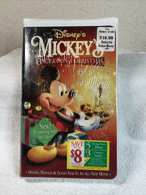 DISNEY- MICKEYS ONCE Upon a Christmas VHS Tape 1999 Brand New Factory ...