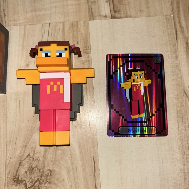 MINECRAFT MOVIE MCDONALDS Happy Meal Toy Birdie Wings + Card code new ...