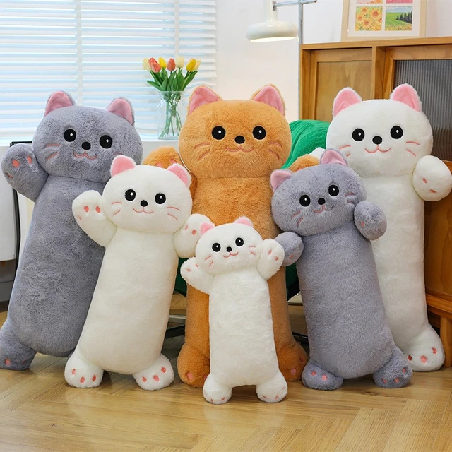 CAT PLUSH PILLOW With Leg Clamp Design For Kids Comfort And Relaxation ...