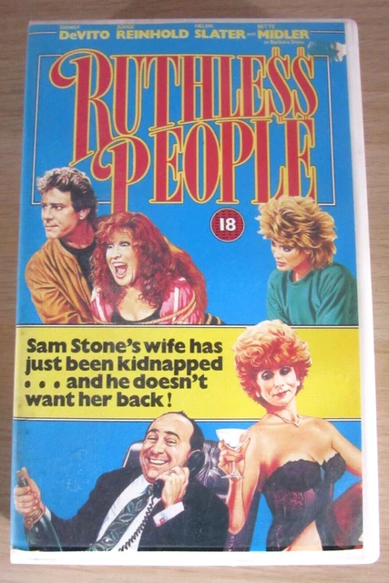 RUTHLESS PEOPLE 1986 Big Box Ex Rental VHS Touchstone Underrated Comedy ...