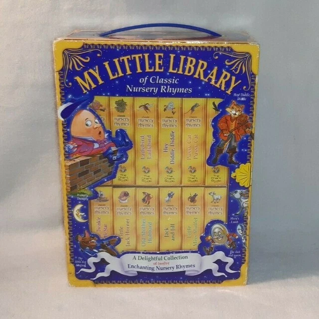 MY LITTLE LIBRARY of Classic Nursery Rhymes 2001 Box Set of 12 Little ...