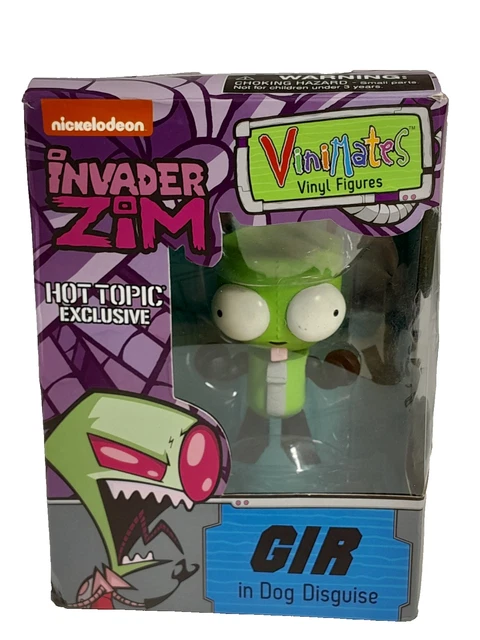 INVADER ZIM VINIMATES Gir In Dog Disguise Figure - Hot Topic Exclusive ...