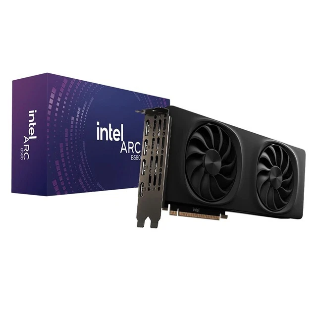 INTEL ARC B580 Limited Edition Graphics Card GDDR6 2670MHz Dual Fan ...
