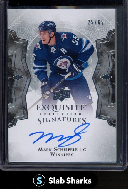 2017 UD EXQUISITE #Es-Ms Mark Scheifele Signatures Auto /65 $14.50 ...