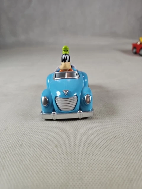 DISNEY GOOFY BLUE Car Plastic Mickey Mouse Clubhouse Pull Back Car 4x2 ...