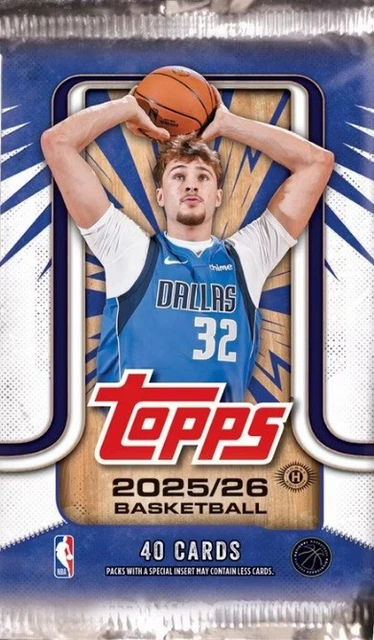 2025-26 TOPPS NBA Basketball Factory Sealed Jumbo Hobby Pack Unsearched ...