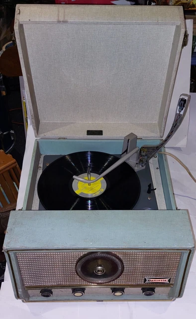 DANSETTE MONARCH VINTAGE Record Player With Radio 1960s £55.00 ...