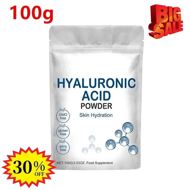 100G HYALURONIC ACID Protein Powder Effectively Anti Aging._UK` £6.05 ...