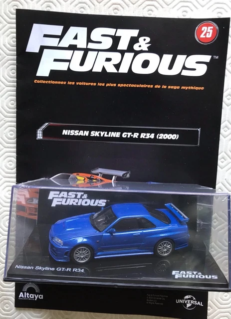 NISSAN SKYLINE GT-R R34 (2000) FAST-FURIOUS N°25 EUR 19,00 - PicClick IT