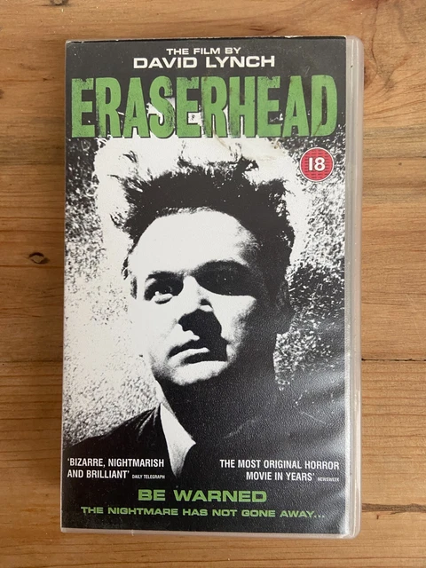 ERASERHEAD VHS - David Lynch - Pal Polygram Video Rare Collectible £10. ...