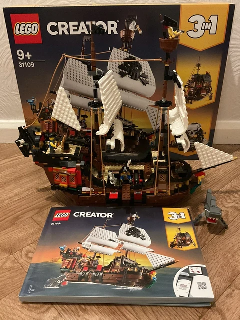 LEGO CREATOR 3-IN-1 Pirate Ship (31109) 100% Complete, Box ...