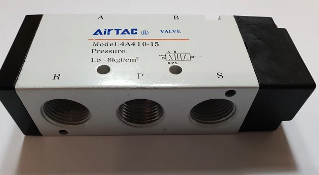 PNEUMATIK-VENTIL 5/2 WEGE 1/2" Wegeventil Pneumatisch betätigt ...