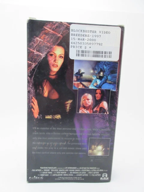 1998 Breeders Vhs Horror Tape Samantha Janus 17 99 Picclick Ca