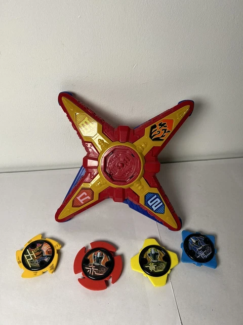 POWER RANGERS NINJA Steel Battle Morpher Ninja Star with Handle and 4 ...