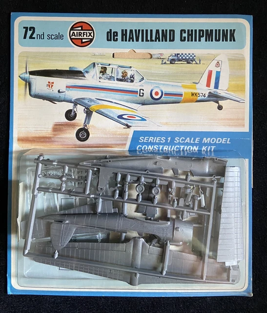 1973 AIRFIX 1/72 Scale de HAVILLAND CHIPMUNK Model, 01054-0, In Blister Packet $20.99 - PicClick CA