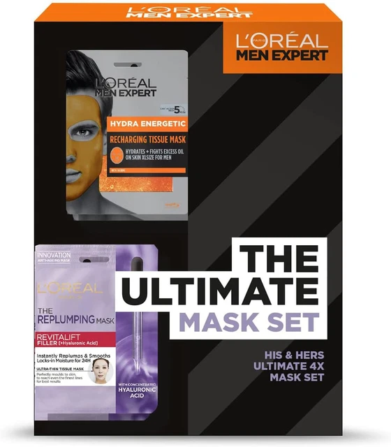 L'ORÉAL MEN EXPERT and L'Oréal Paris, The Ultimate Mask Gift Set ...