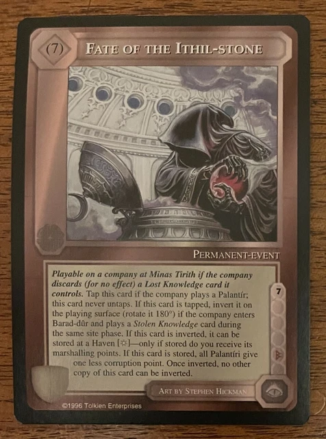 FATE OF THE Ithil-Stone - Dark Minions - Middle-Earth CCG MECCG EUR 12 ...