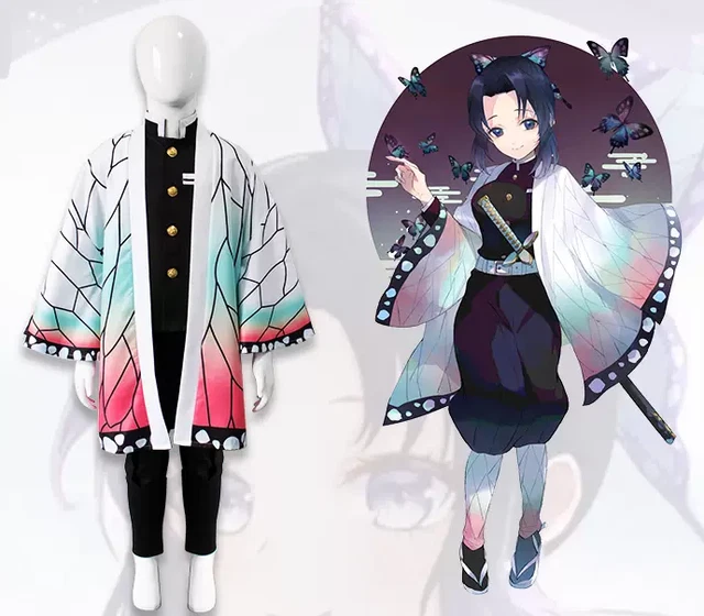 DEMON SLAYER KIDS Cosplay Costume Shinobu Kocho 08 £37.20 - PicClick UK