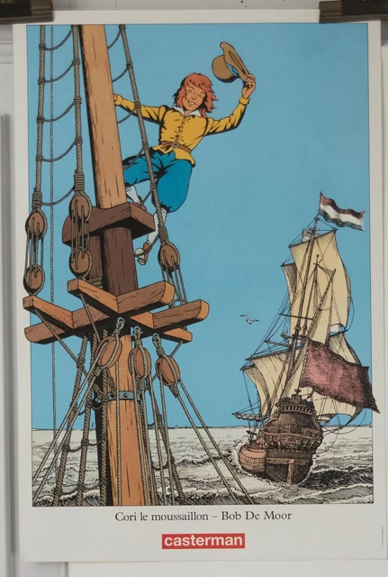 AFFICHE PUBLICITAIRE "Cori le moussaillon de Bob de Moor" éditions ...