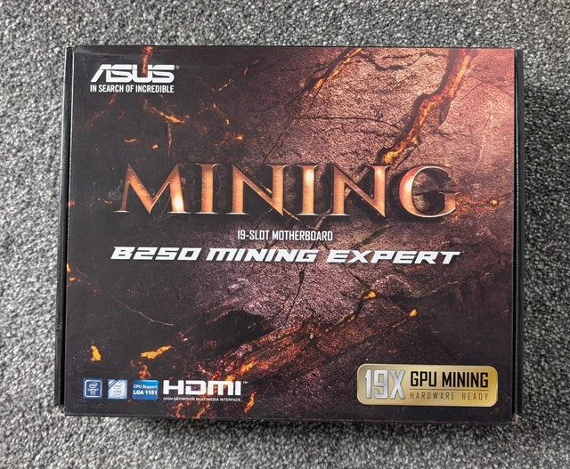 ASUS B250 MINING Expert Motherboard £54.99 - PicClick UK