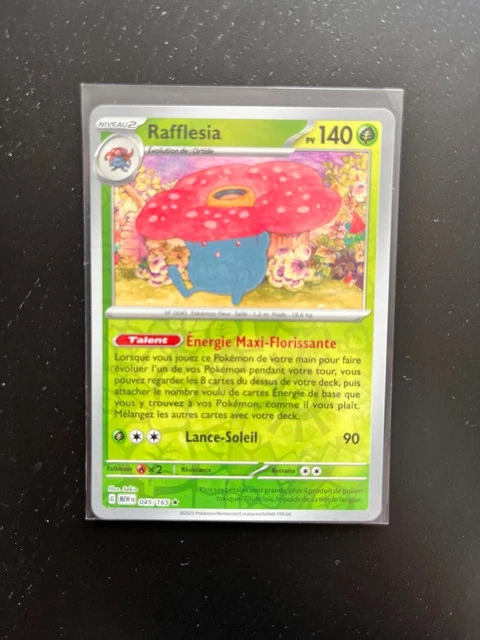 CARTE POKÉMON RAFFLESIA 045/165 Reverse Holo EV3.5 Mew 151 Neuf FR EUR 1,00 - PicClick FR