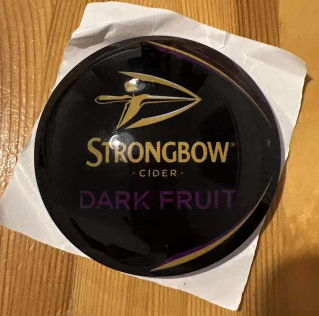 ORIGINAL STRONGBOW DARK Fruit Cider Beer Badge 3D Acrylic Fisheye £8.00 ...