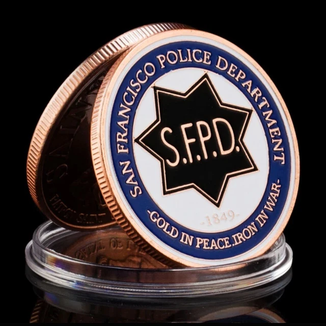 UNITED STATES SAN Francisco police department / St Michael 40mm ...